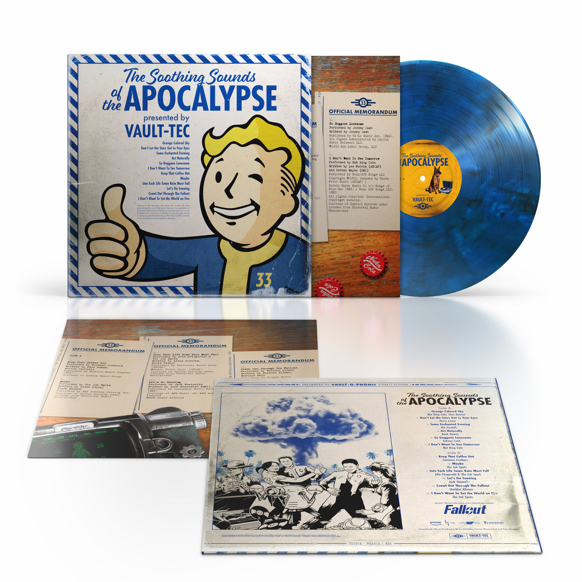 Fallout: The Soothing Sounds Of The Apocalypse 'Blue Smoke Vinyl - Var ...